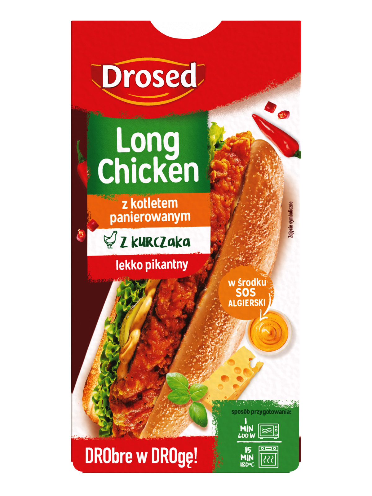 Long chicken - super kanapka! - Drosed